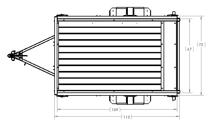 5.5x9ft. Steel Utility Trailer | Karavan Trailers