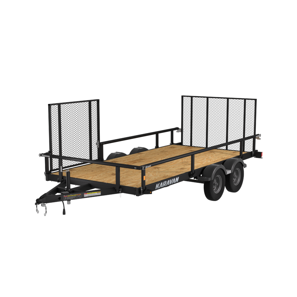 6.8 x 15 ft. Steel Utility Trailer - Karavan Trailers